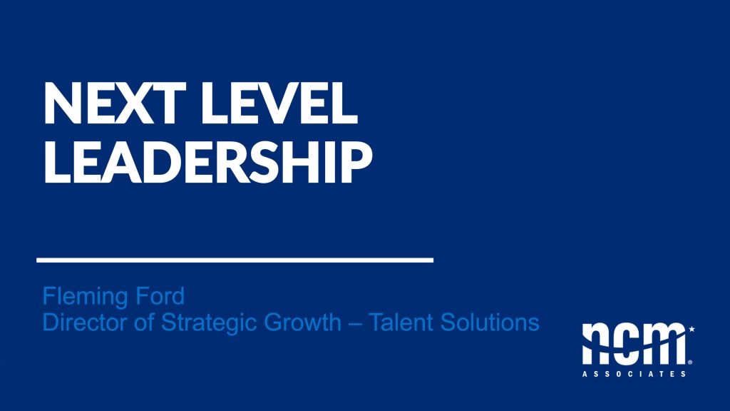 NCM's Next Level Leadership Program - Ford Minority Dealers Association